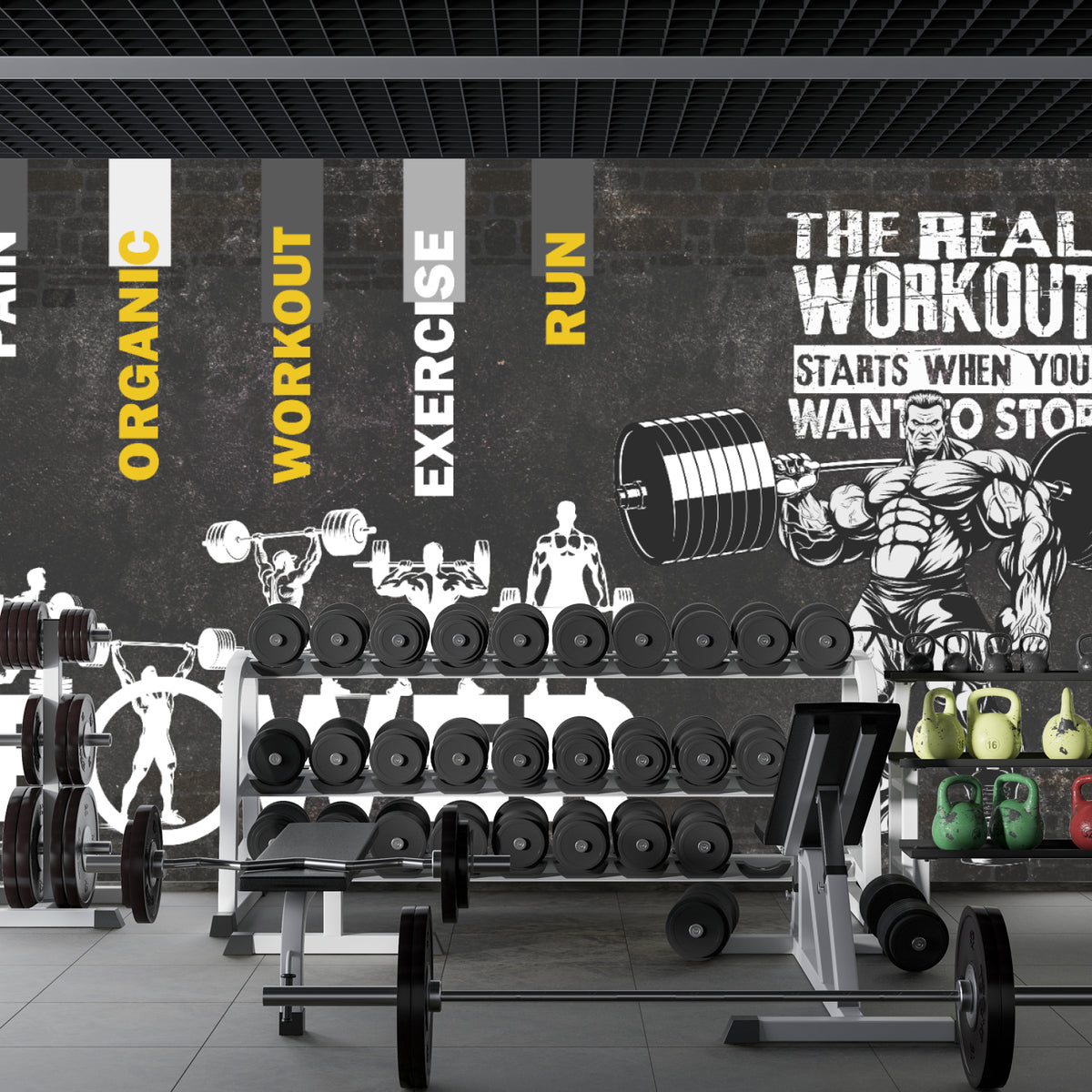 Power Workout Gym Wallpaper – High-Energy Fitness Inspiration – The ...